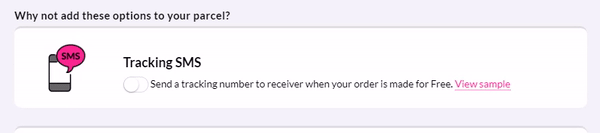 Free Tracking SMS While You Book In EasyParcel New Version | EasyStore