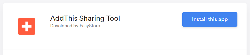 Installing AddThis for Free | EasyStore Blog